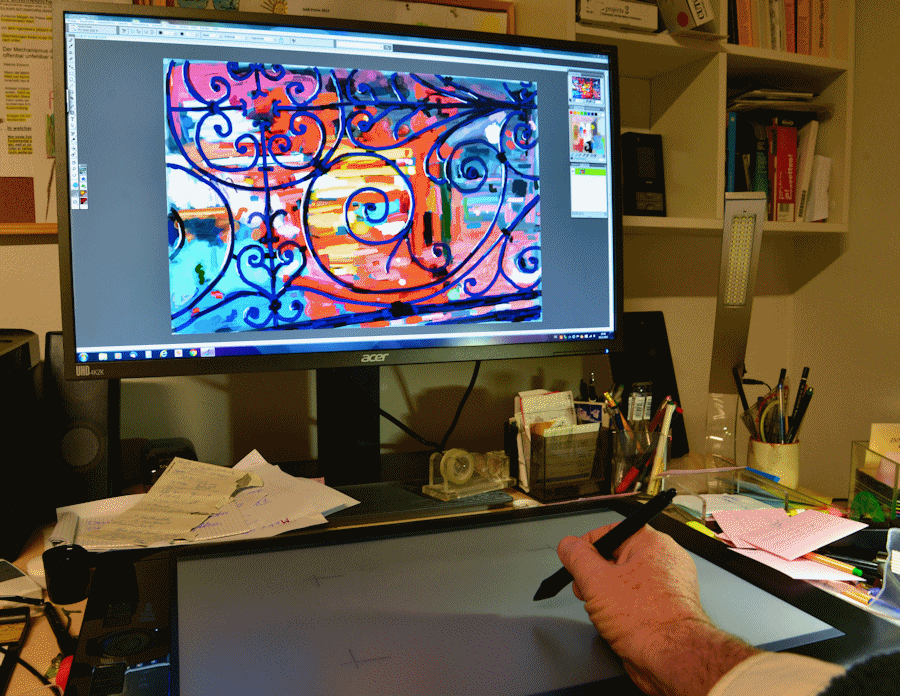 Wolfgang Hock: Computer painting